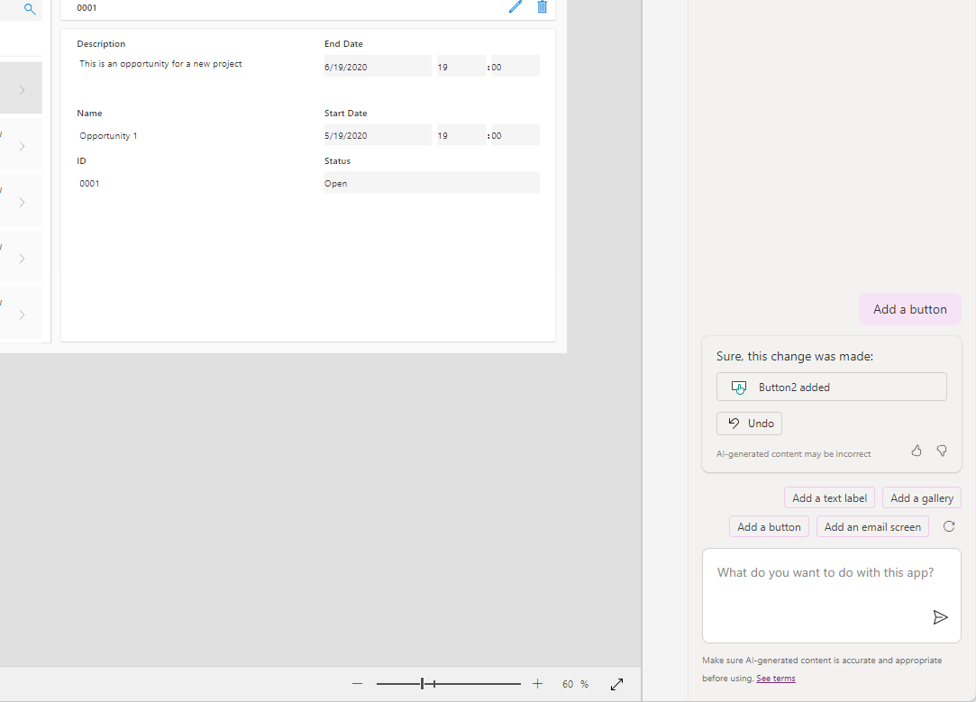 Solved: Create a Canvas App with Copilot - Citizen Developer